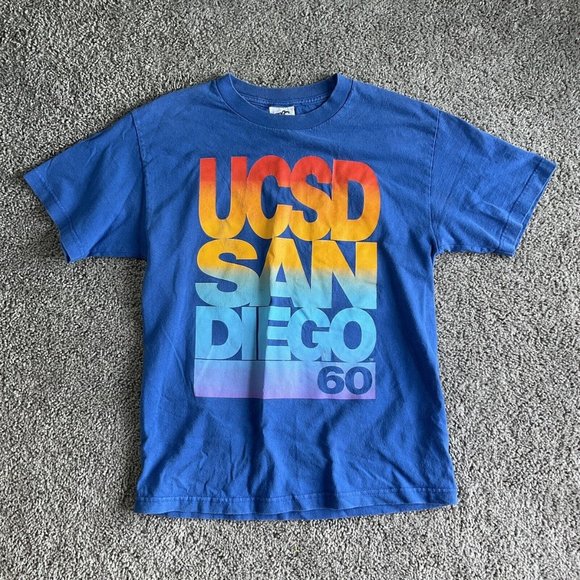 TLC | Shirts | Ucsd Mens San Diego Vintage Tshirt Y2k Spellout College ...